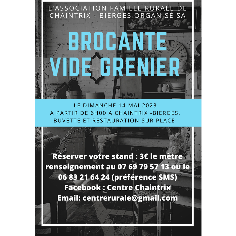 Brocante vide grenier
