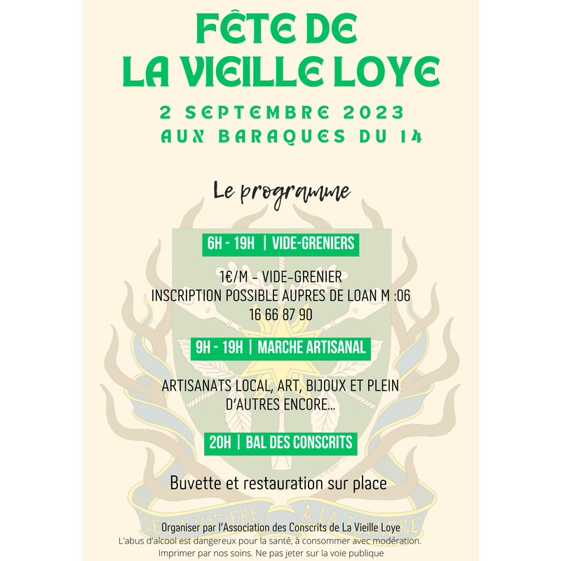 Fete de la vieille loye - vide-greniers