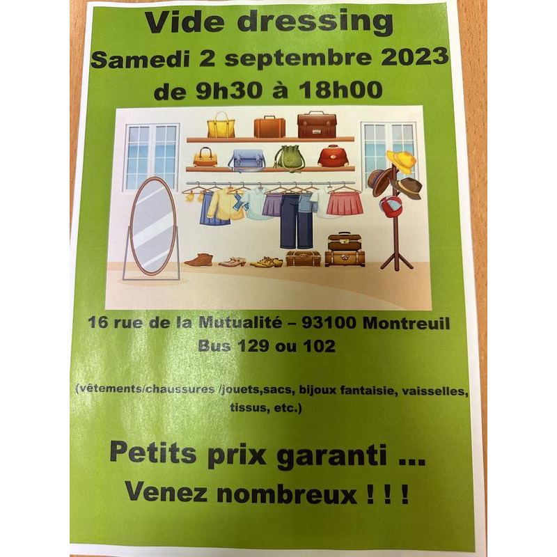 Vide dressing et vide grenier
