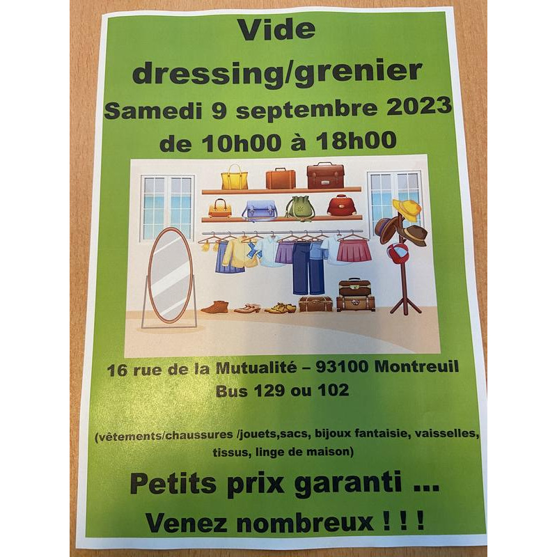 Vide maison et vide dressing
