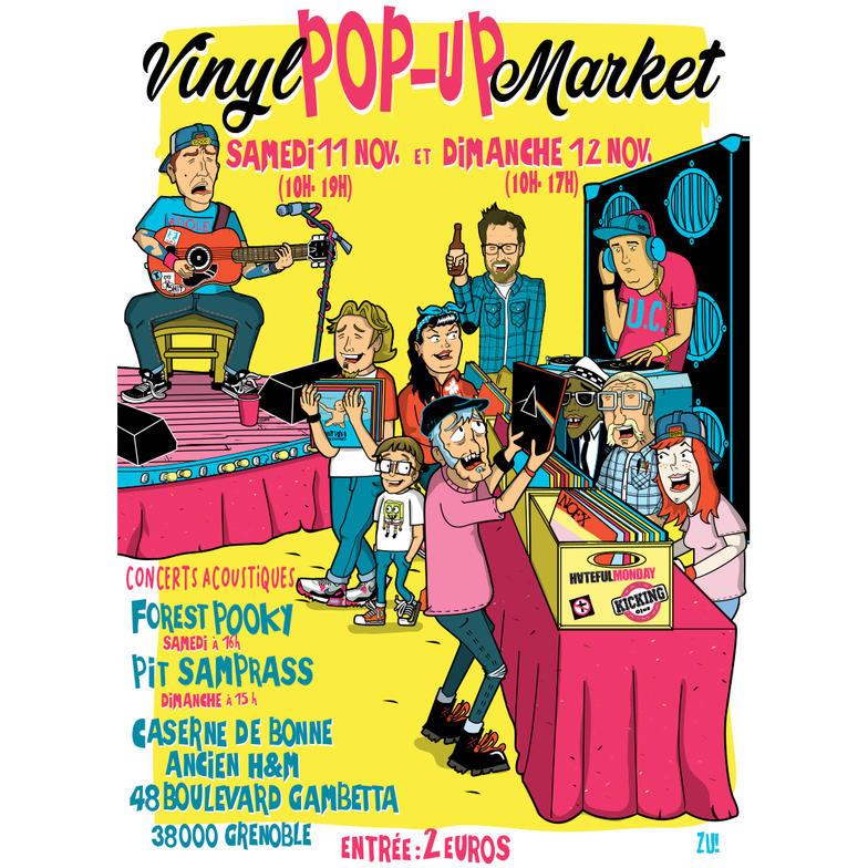 Grenoble vinyl pop-up market - Grenoble (38000)