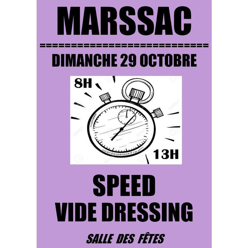 Speed vide dressing - Marssac-sur-Tarn (81150)