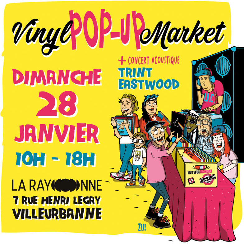 Vinyl pop up market de lyon