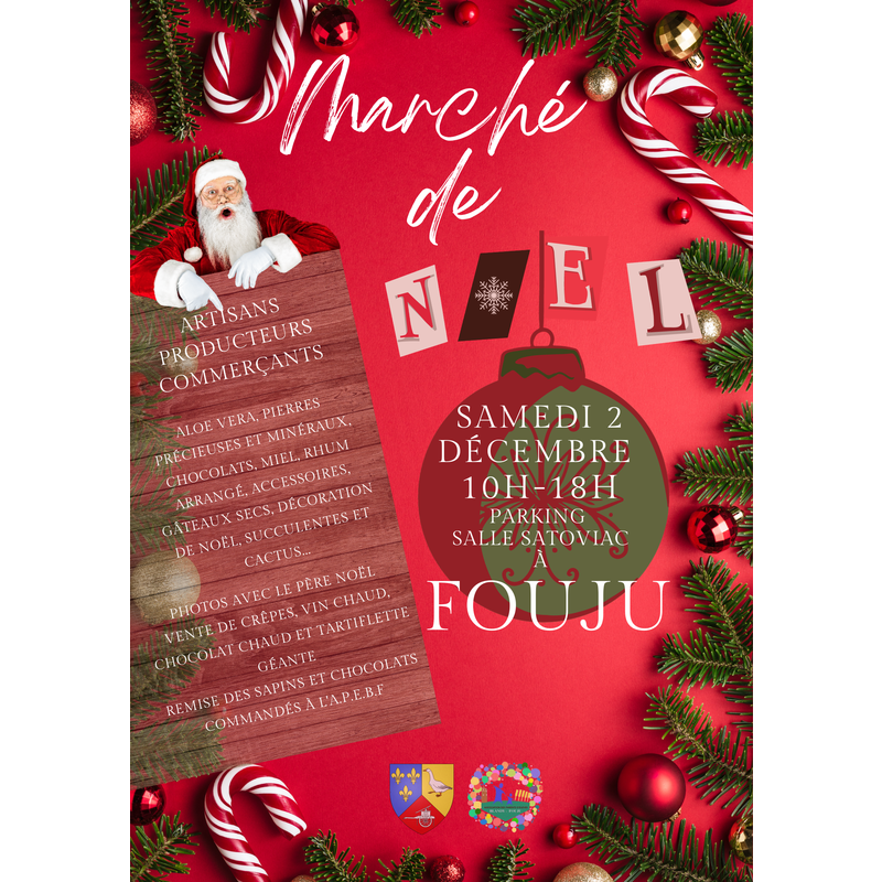 Marché de noël - 3 eme édition - Fouju (77390)