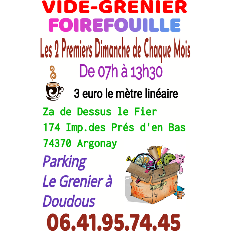 Vide greniers, brocante - Argonay (74370)