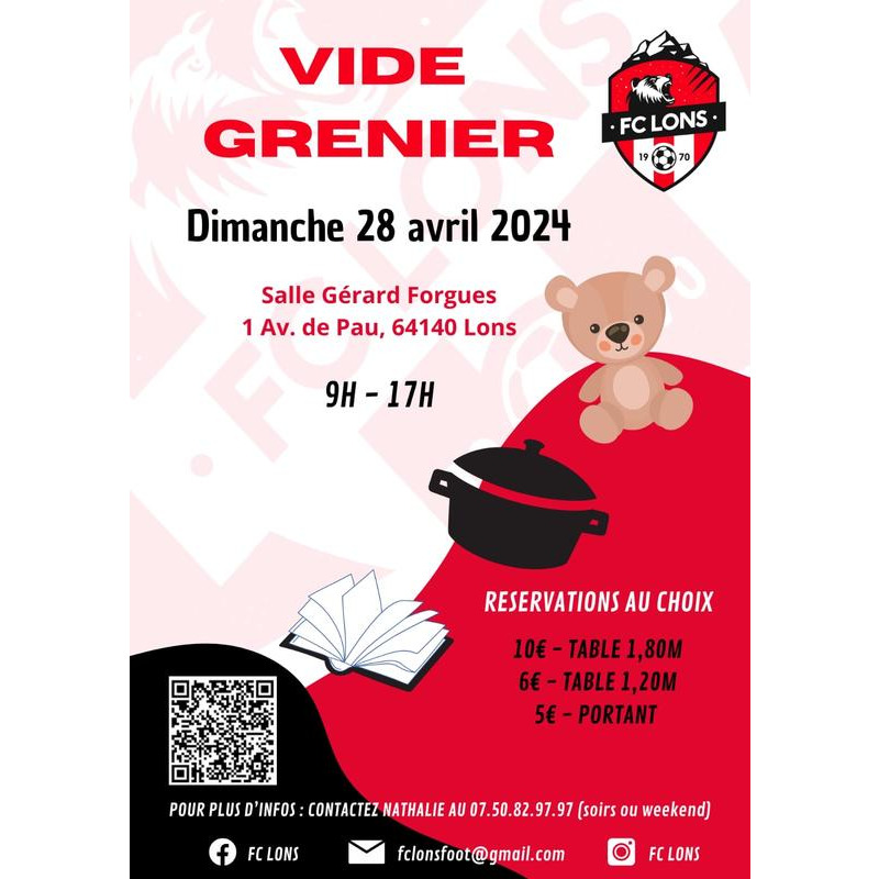 Grand vide grenier du printemps du fc lons