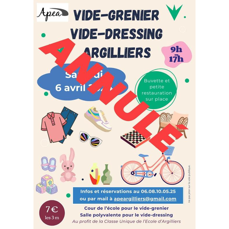 Vide-grenier et vide-dressing