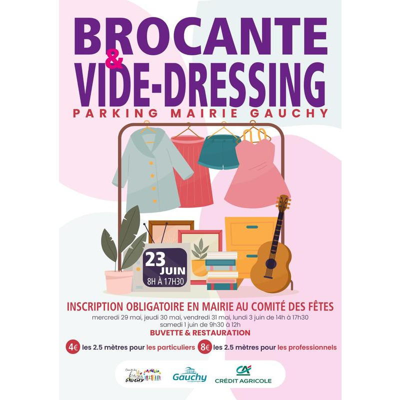 Brocante et vide-dressing de gauchy