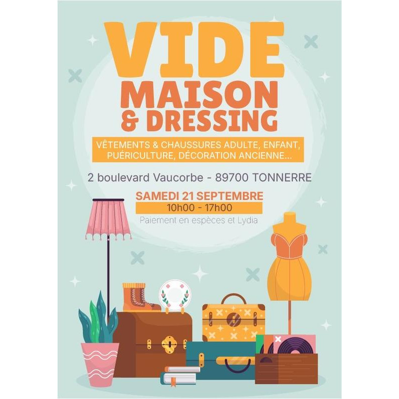 Vide maison vide dressing