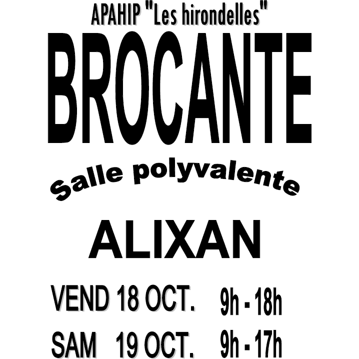 Brocante aphip "les hirondelles"