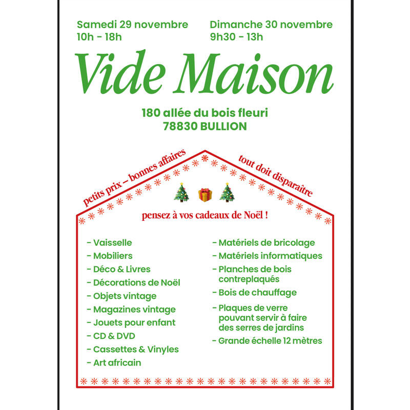 Vide maison - Bullion (78830)